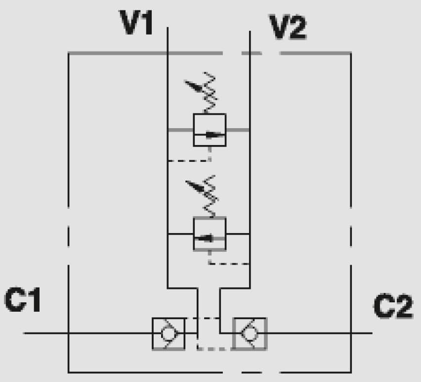 Dual Cross Line Relief Valves | Products | Robust by Mechano Group